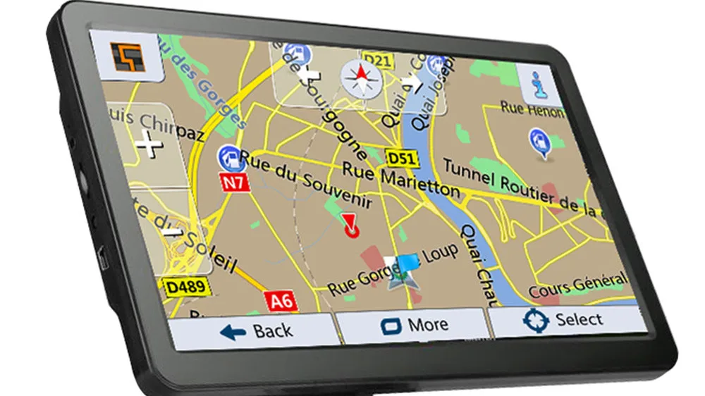 2020 Latest Map 5/7 Inch Car Gps Navigation Hd Touch Screen 8gb 256mb ...