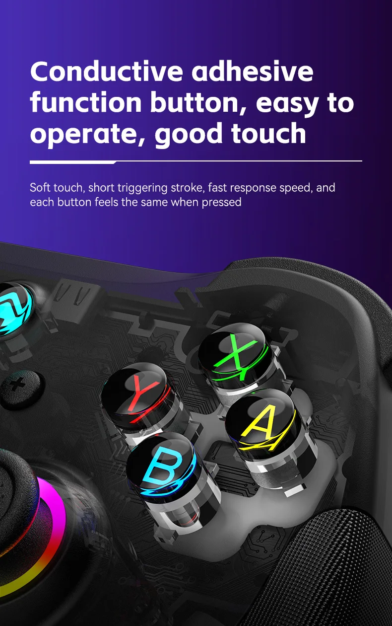 RALAN Pro Wireless Game Controller Joystick IOS Android PC Z01 Gamepad ...