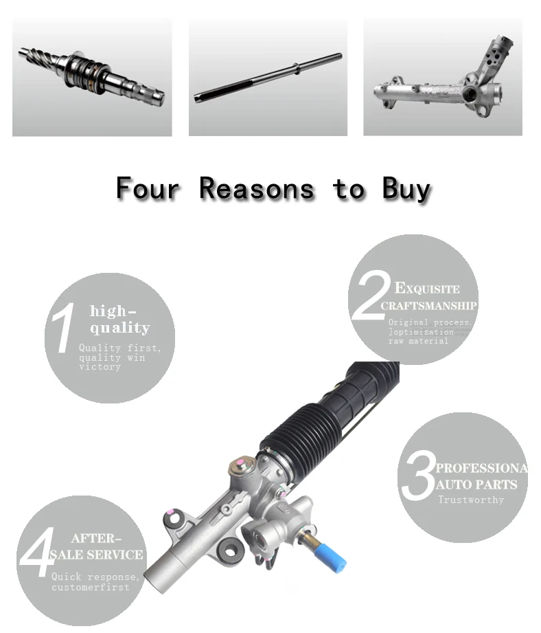 Auto Parts Steering Rack Assembly LHD Power Steering Gear OEM 45510 ...