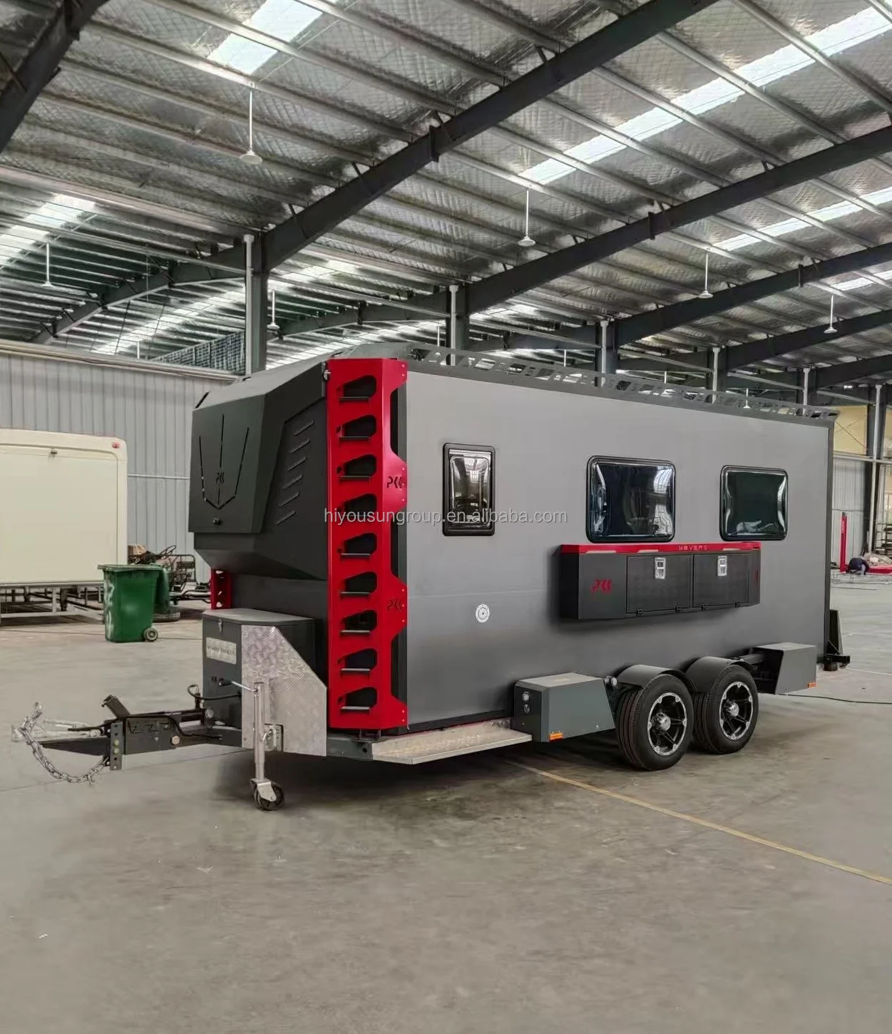 Detachable Box Motor Home Trailer Hydraulic Lift Enclosed Box Trailer ...