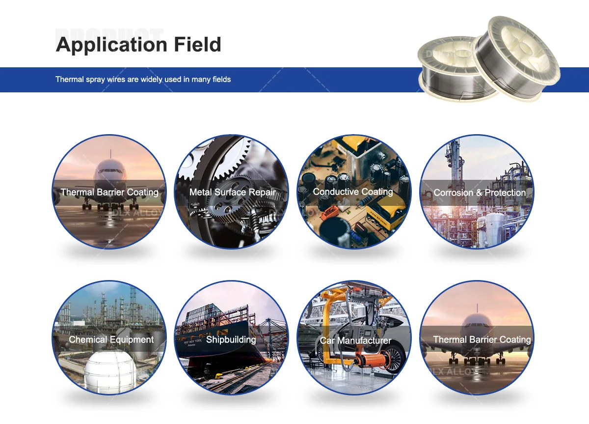 Sulzer Metco Metcoloy 2/TAFA 60T/60E 13% Chrome Steel Wire