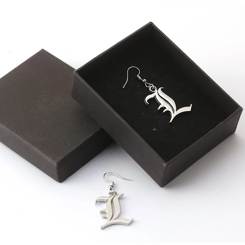 Trendy Anime Death Note Book Pendant Drop Earrings Accessories Cosplay ...