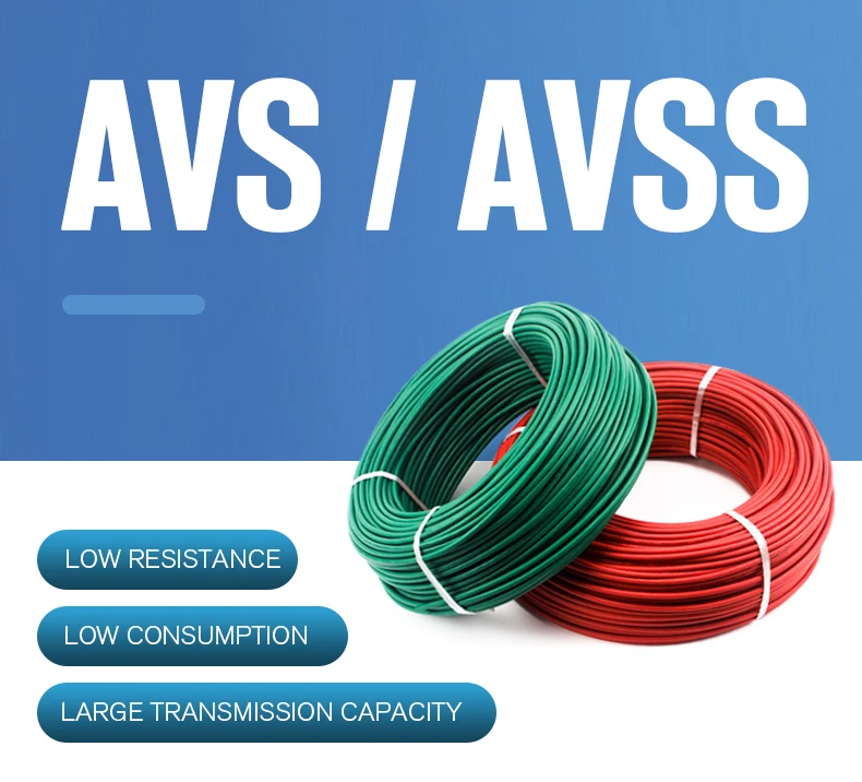 Avs 5mm2 Automotive Cable And Wire For Electrical Equipment - Buy Automobile Wire high Quality ...