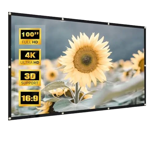 2024 Hot 100 Inch Projector Screen Elegance Tab Tensioned Hd With Pvc ...