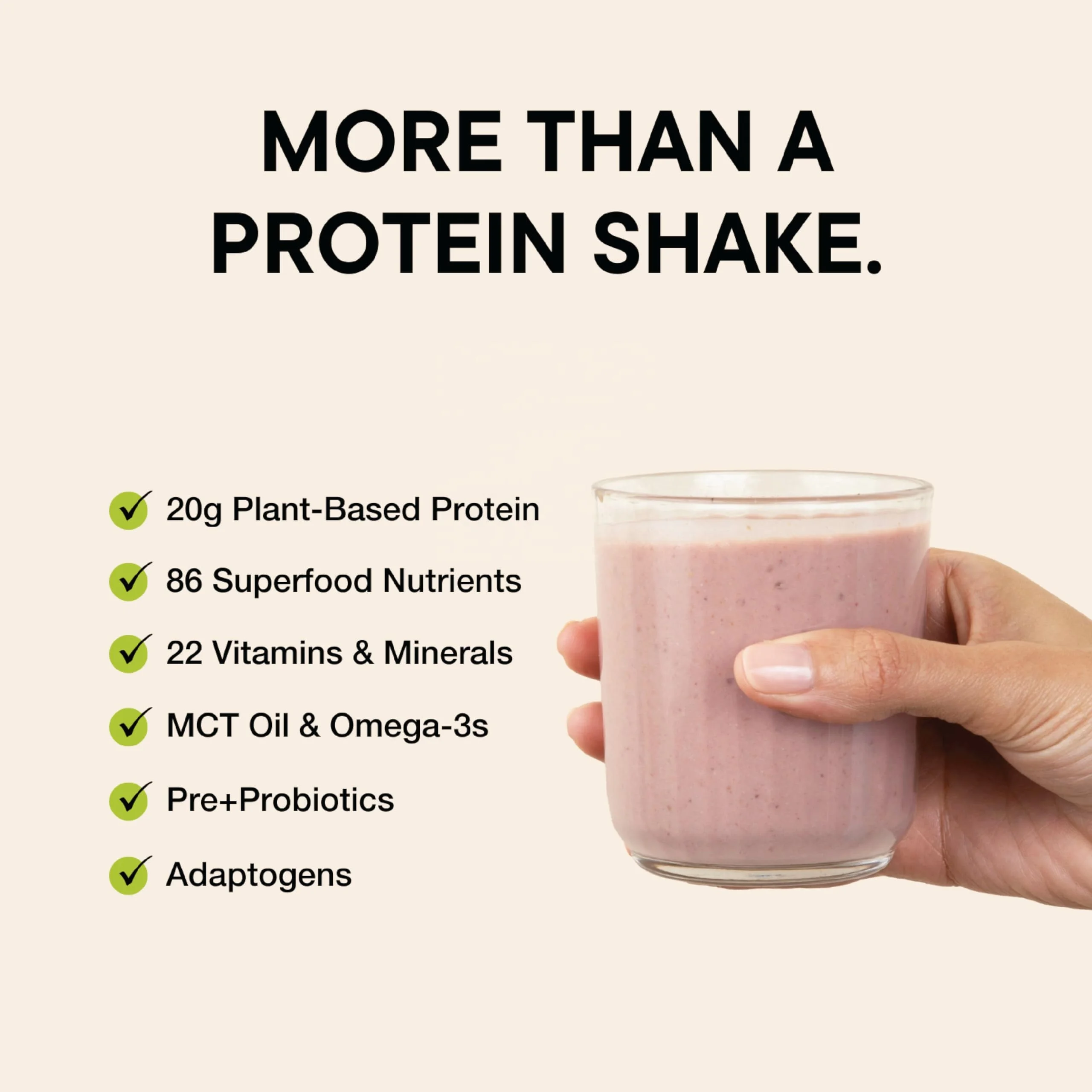 Superfood Complete Nutrition Shake 20G Plant Protein Powder Meal ...