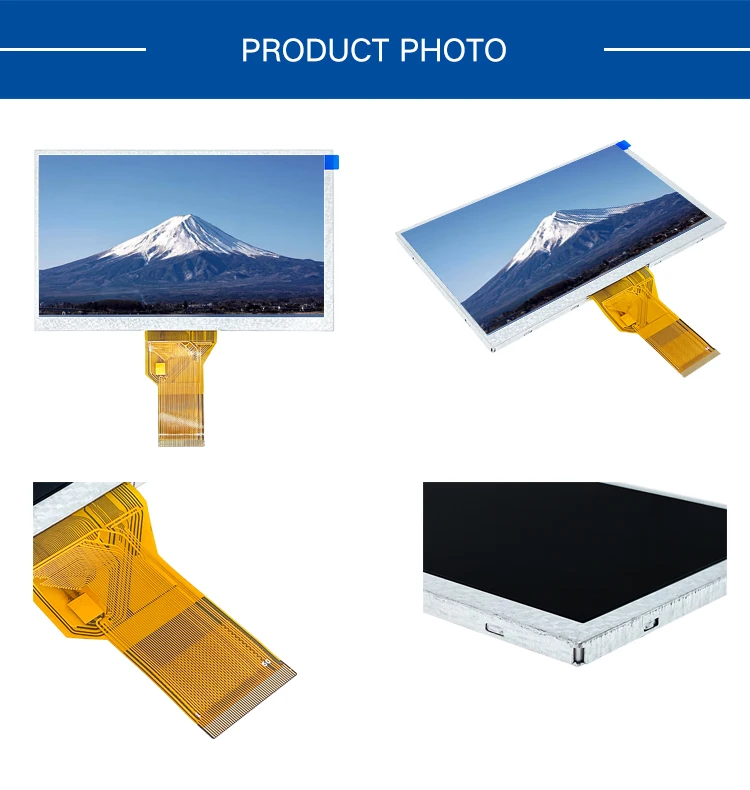 Customized Mipi Ttl Rgb 7 Inch 800*480 1024*600 Touch Screen Optional ...