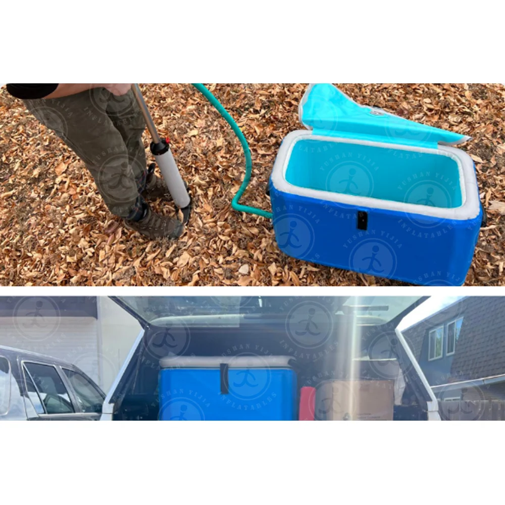 Pvc Big Size Inflatable Drop Stitch Food Storage Bag Ice Chest Bucket ...