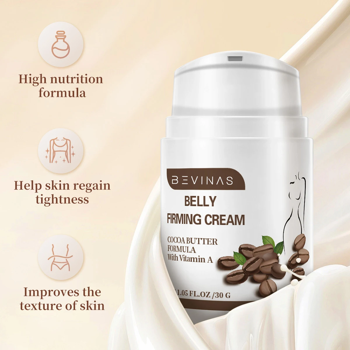 Abdominal Firming Cream Body Cream Abdominal Lifting Vitamin A ...