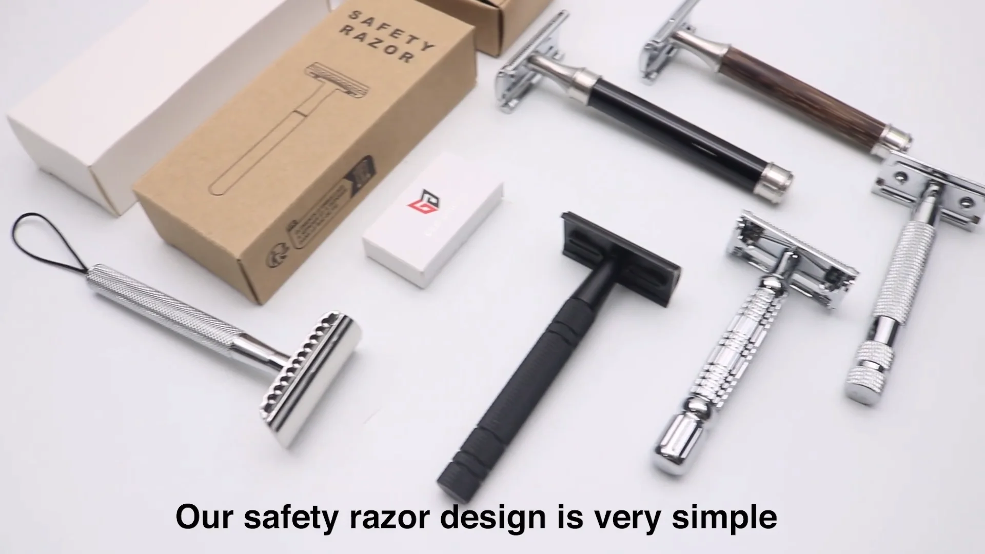 Stainless Steel Heavy Duty Double Edge Safety Razor Wet Shaving Kit For ...