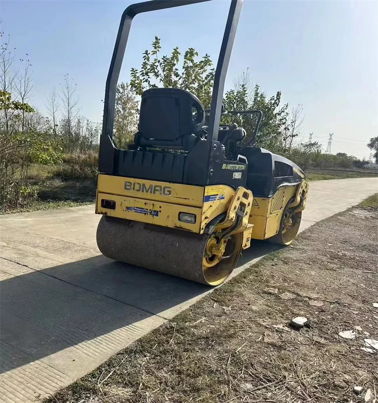 Used Bomag 4 Ton Vibratory Roller With Full Hydraulic Double Drive ...