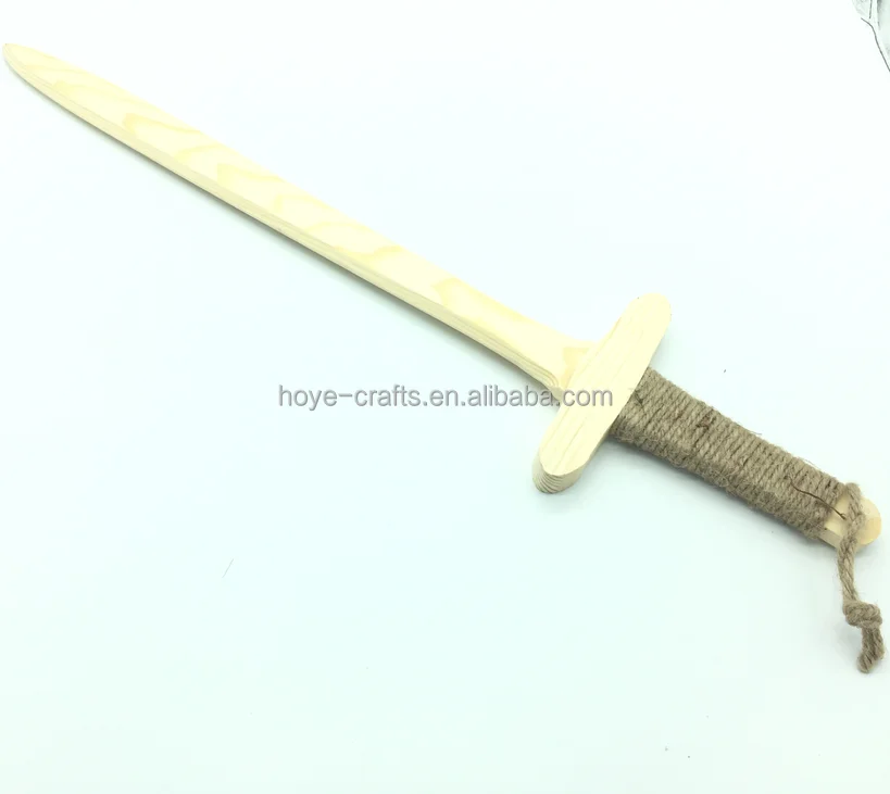 Unfinished Wooden Swords - Perfect Medieval Toy Gifts