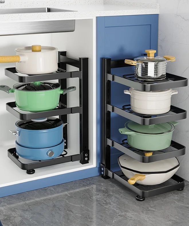 Organizador De Panelas - Efficient Pot Storage Solutions