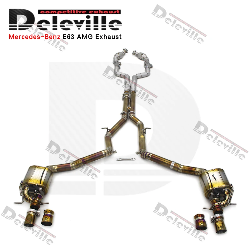 Full Exhaust System for Mercedes-Benz E63/E63S W212 AMG 5.5 2007-2016 ...