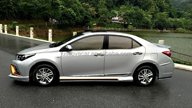 Car Body Kit for Toyota Corolla Altis 2014-2018: Front Bumper, Rear ...