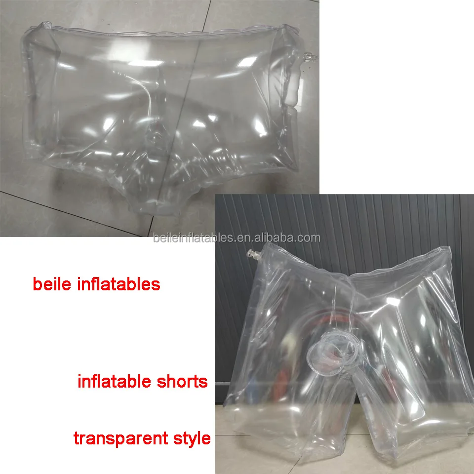 Beile Customize Inflatables PVC Shorts - Transparent Briefs SPH for Men ...