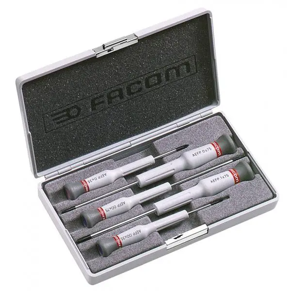 FACOM - AEFP.J1 Micro-Tech® 5-piece screwdriver set Phillips® - EAN ...
