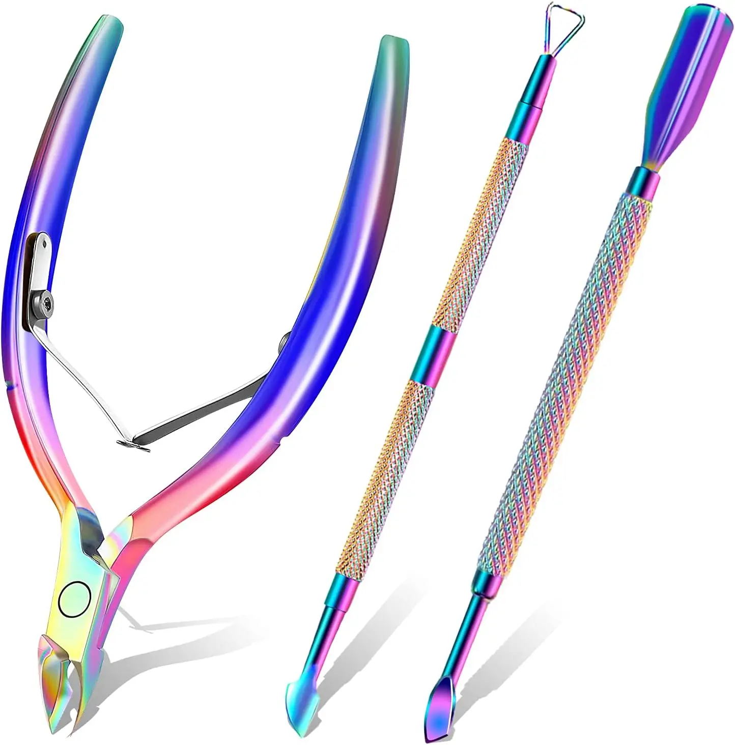 Cuticle Trimmer With Cuticle Pusher And Scissors,Cuticle Remover ...