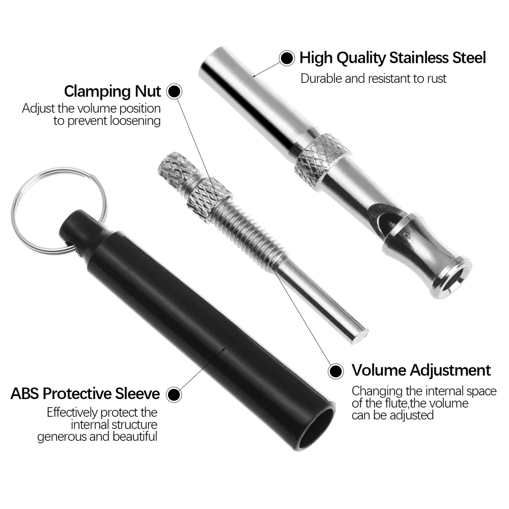 Ultrasonic Dog Whistle Silbato Para Perro Professional Silent Training ...