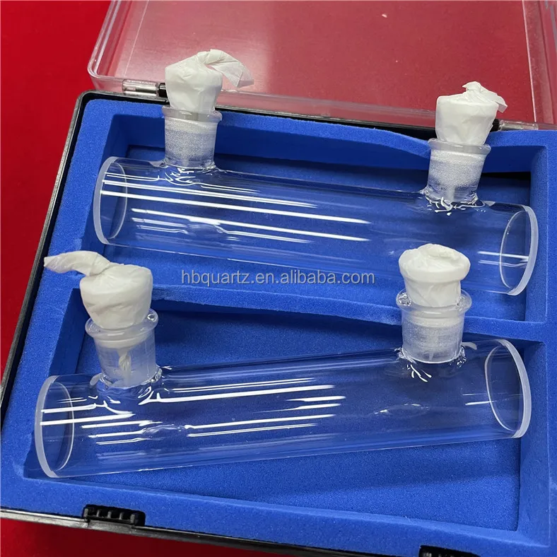 Laboratory Heat Resistance Standard Quartz Glass Cuvette Quartz Flow ...