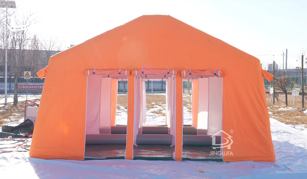 Outdoor Large Inflatable Field Hospital Decontamination Tent