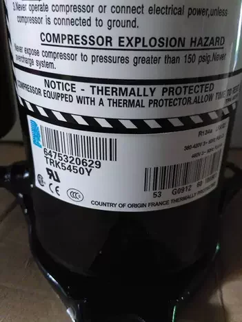Hermetic Rotary Compressor TRK5512Y for Air Conditioning