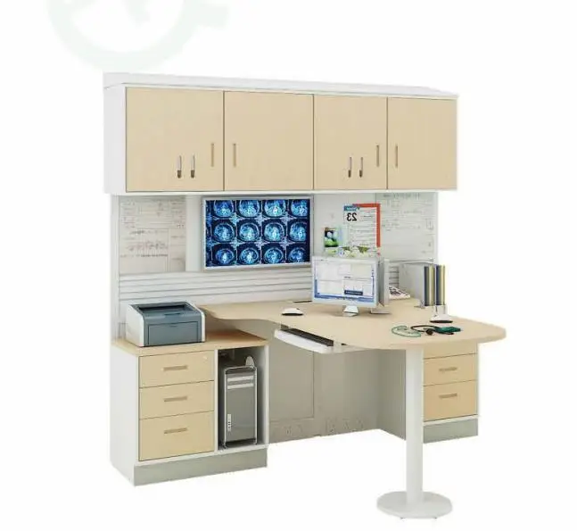 Modern Hospital Doctor Desk - Customizable & Contemporary
