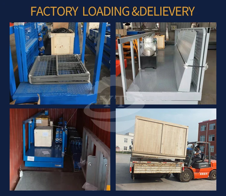 Hydraulic Lift Platform Cargo Lift Outside Electric Small Cargo Lift ...