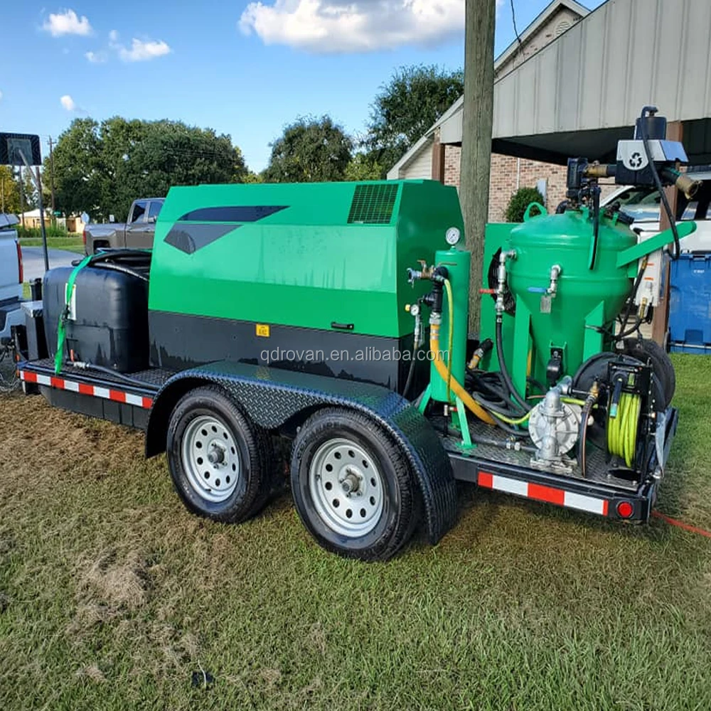 Mobile Dustless Blaster Water Wet Sand Blasting Equipment for Marine ...