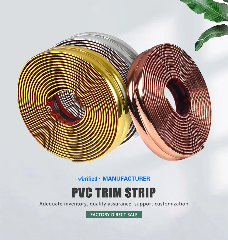 Self-Adhesive Flexible PVC Edge Banding Strips Furniture Accessories ...