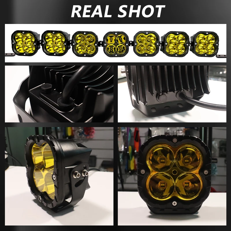 2025 Customized 52 42 32 22 Inch 5x5 Spot Overhead Led Headlight Bar ...