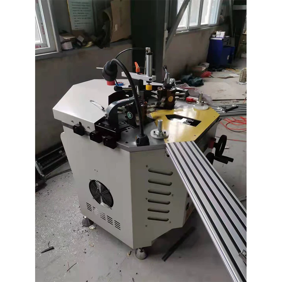 Aluminium Profile Single Head Corner Crimping Machine With Rotating ...