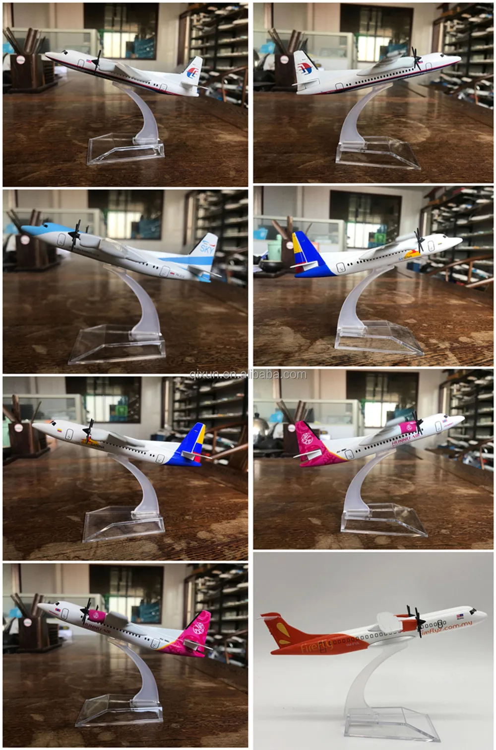 Promotional Souvenir Business Gifts 16cm Alloy Custom Made ATR72-600 ...
