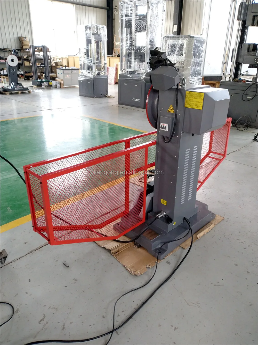 Probador de impacto de Metal 300J, máquina de prueba de impacto Charpy ...