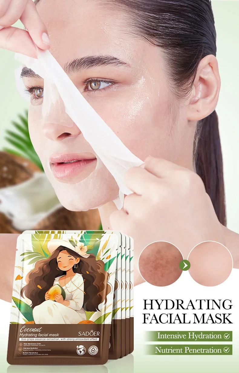 Sadoer Factory Direct Herb-Infused Face Mask - Hydrating & Brightening