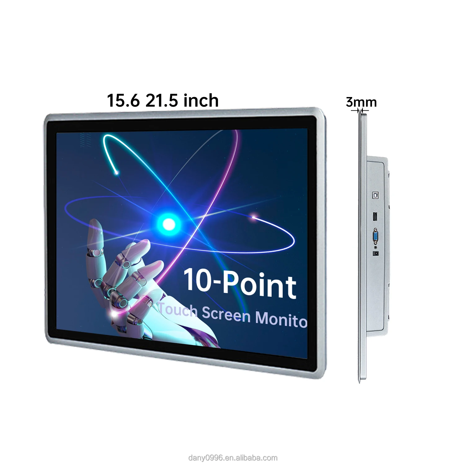 15.6inch 4k Portable Monitor Touch Screen Information Monitor - Buy 4k ...