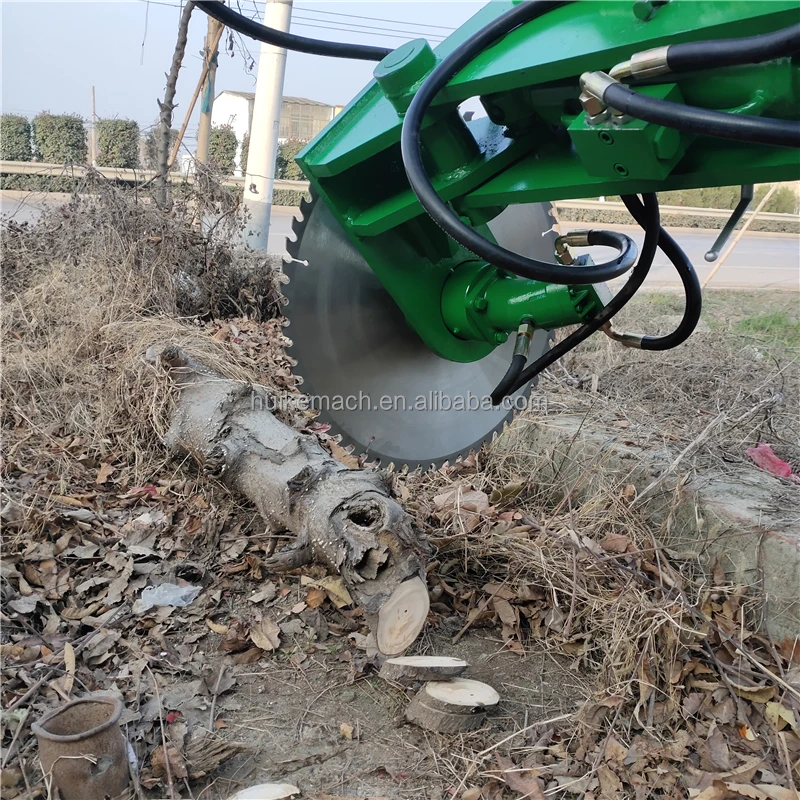 Huike Tree Saw Mulcher Hydraulic Saw Head for Excavator