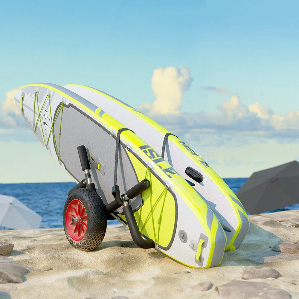 Aluminum Folding Paddleboard SUP Rolling Transport Carrier