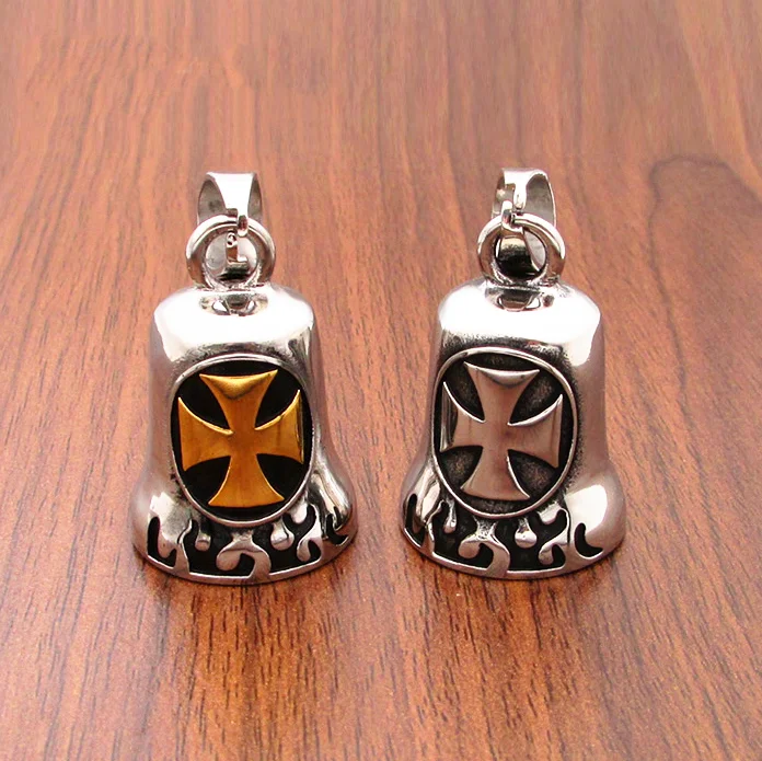 Custom Motorcycle Biker Guard Bell Luck Riding Guardian Bell Keychain ...