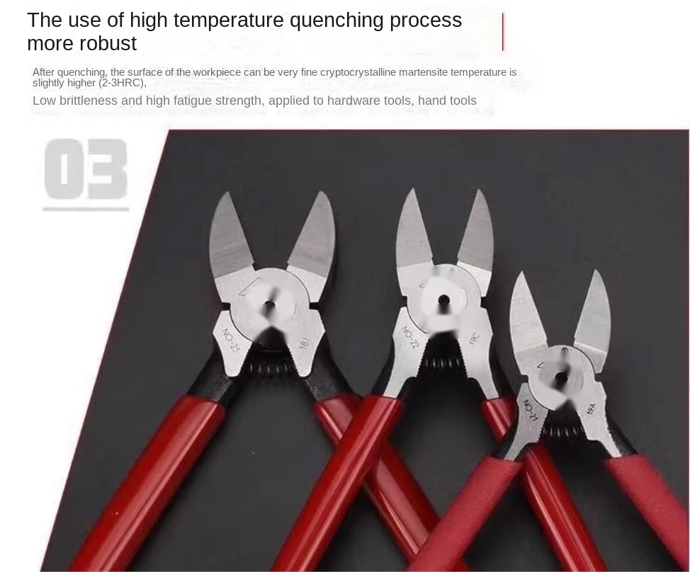 Electrical Wire Cable Cutters/Cutting Side Snips Flush Pliers/Anti-Slip ...