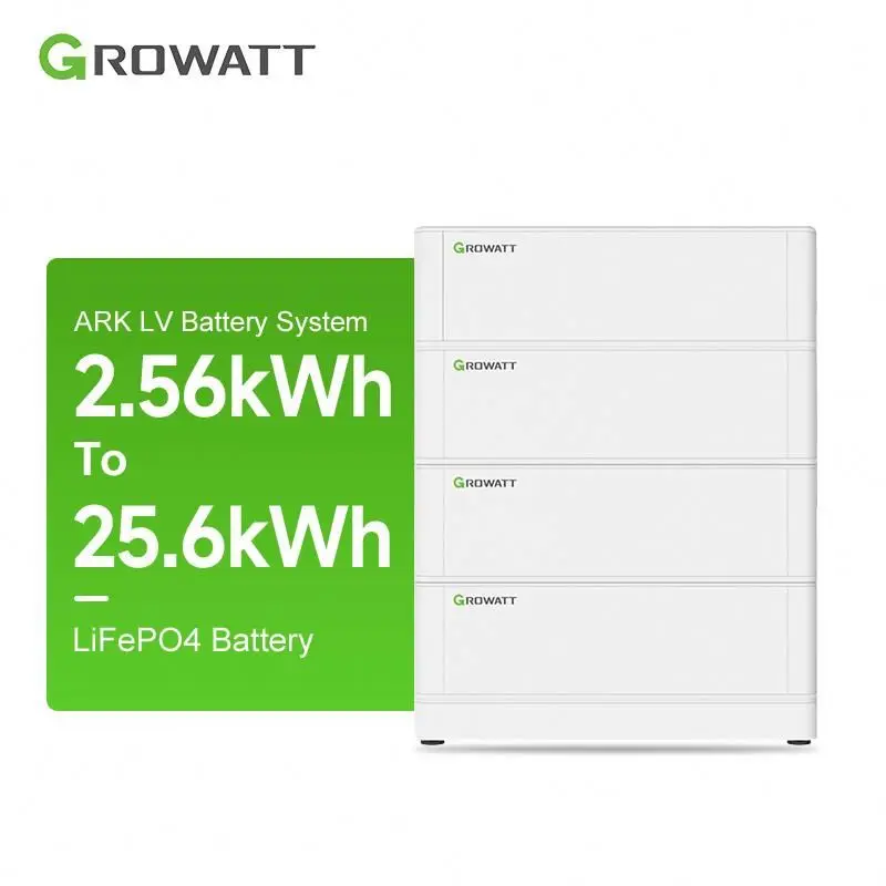 Growatt Ark低压电池系统2.5kwh 5.12kwh 7.68kwh 10.24kwh 12.8kwh 15.36kwh 17 ...