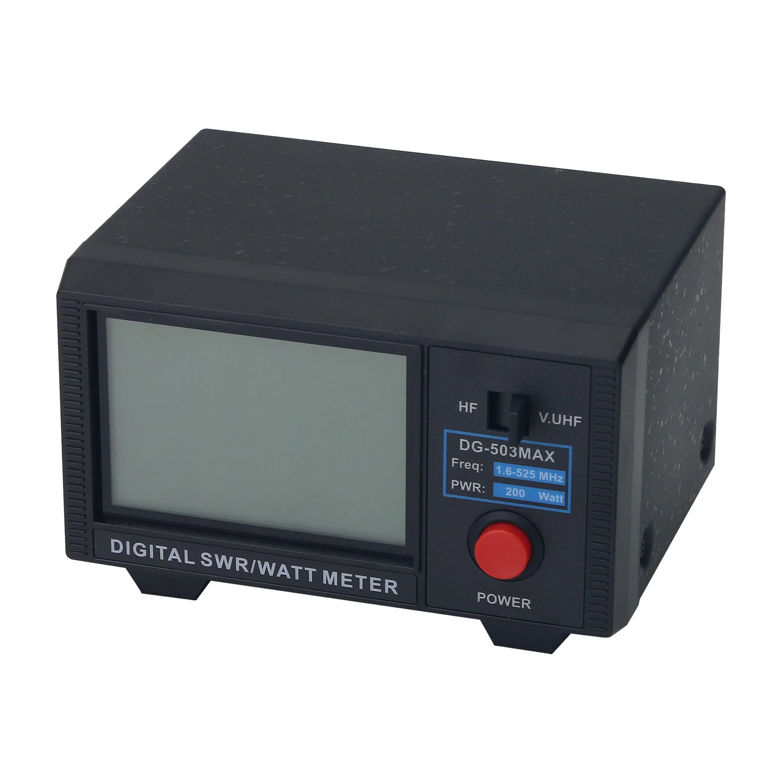DG-503MAX Digital SWR Meter, 1.6-525MHz 200W Power Meter with 3.5-Inch ...