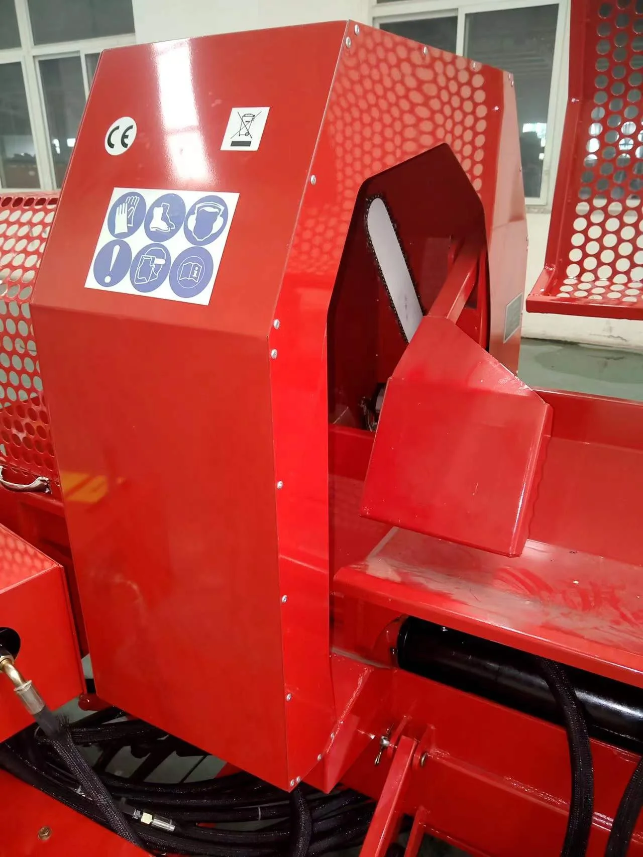 Wood Cutting Machine Electric Log Splitter With Ce Certification - Buy ...