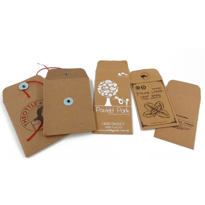 Customized Healthy Kraft Paper Envelope Rigid Packaging Envelope ...