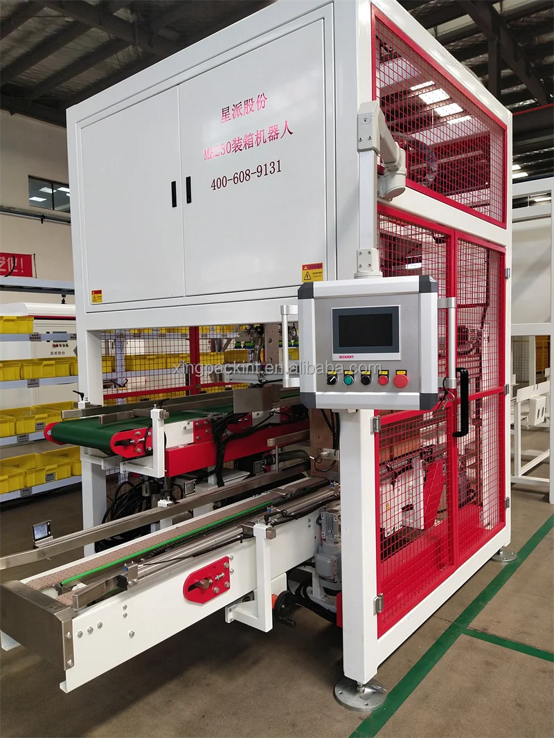 Case Erector Packer Sealer Weighing Sorting Conveyor Palletizer Pallet ...