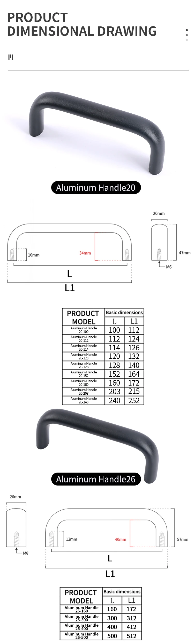 Sliding Doors,Drawers,Equipment Cabinets,U-shaped Handles,Pull Aluminum ...