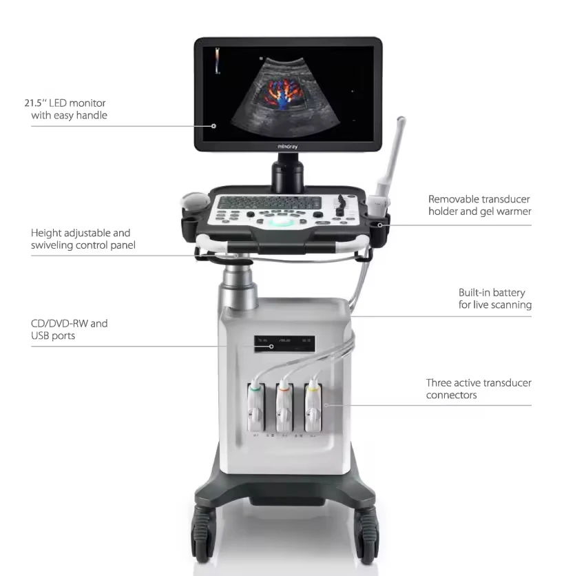 Mindray DC-26 Trolley Ultrasound Machine - Color Doppler