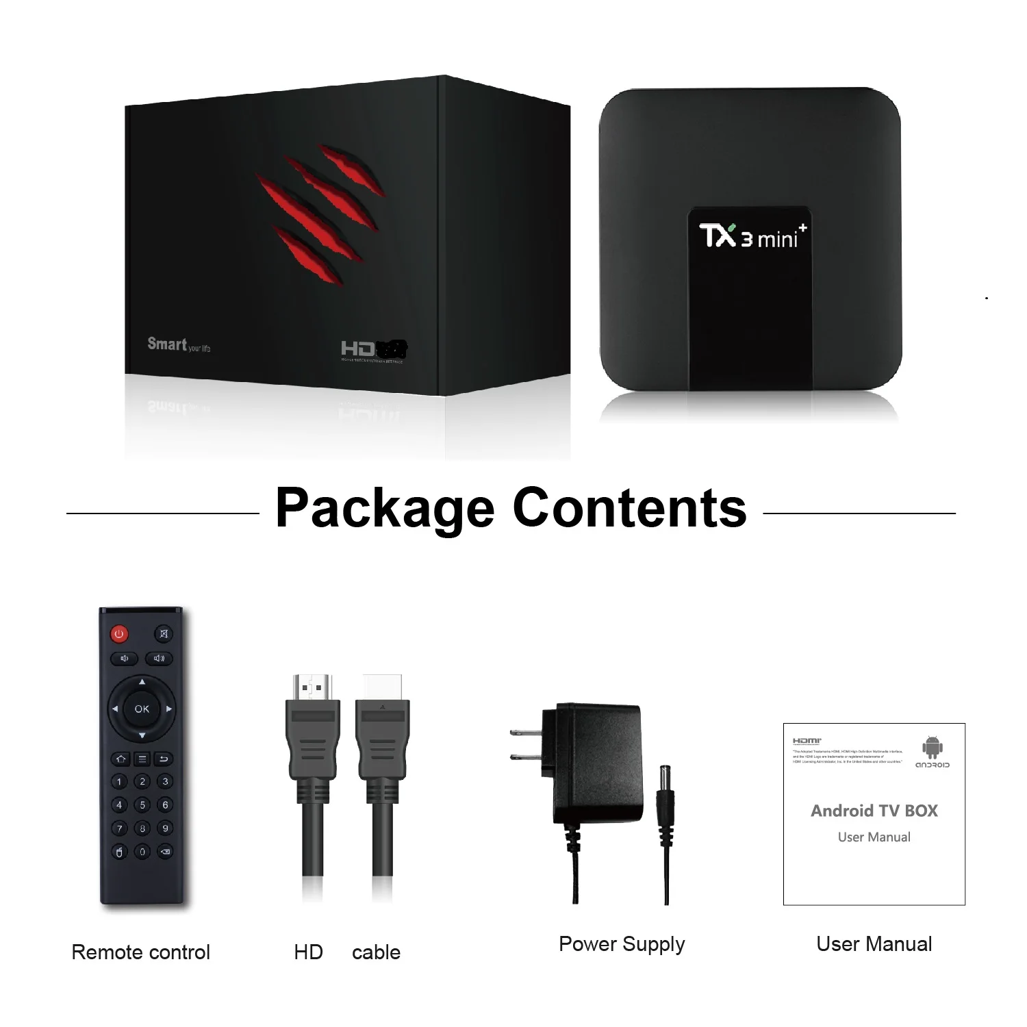 Shipping From French Warehouse 4k Hd Video Tx3 Mini Plus Set Top Box ...