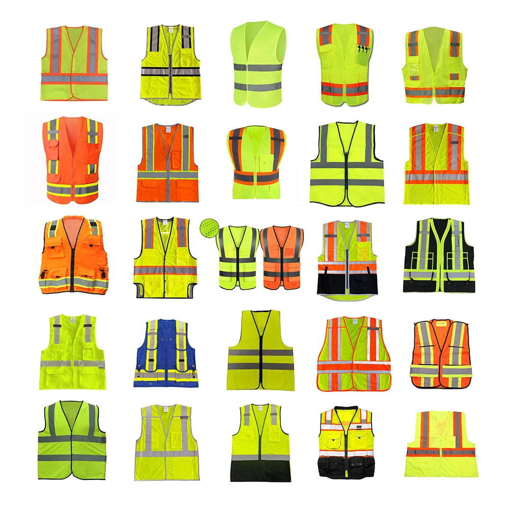 Customized Reflective Safety Vests for High Visibility