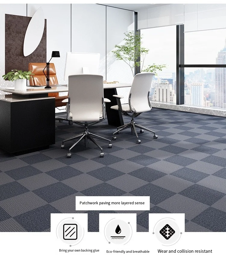 Modern Diy Peel And Stick Soft Carpet Tiles For Home Hotel Washable ...