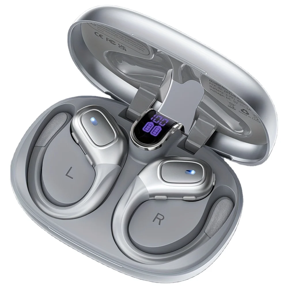 2024 Hot Sell Ipx5 Ear Hanging Wear Headphones Dual Mic Noise Reduction ...